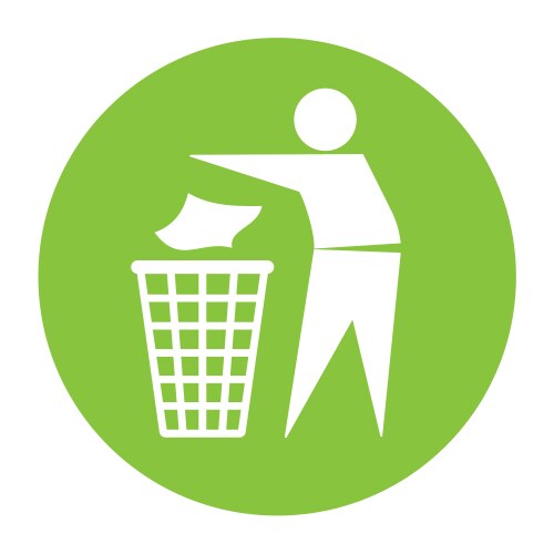 Dont Throw Rubbish Sign Vector Images (over 170)