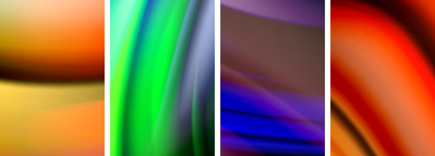 Blurred color line backgrounds Royalty Free Vector Image