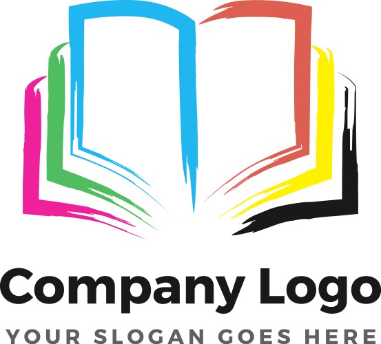 Education book logo icon Royalty Free Vector Image