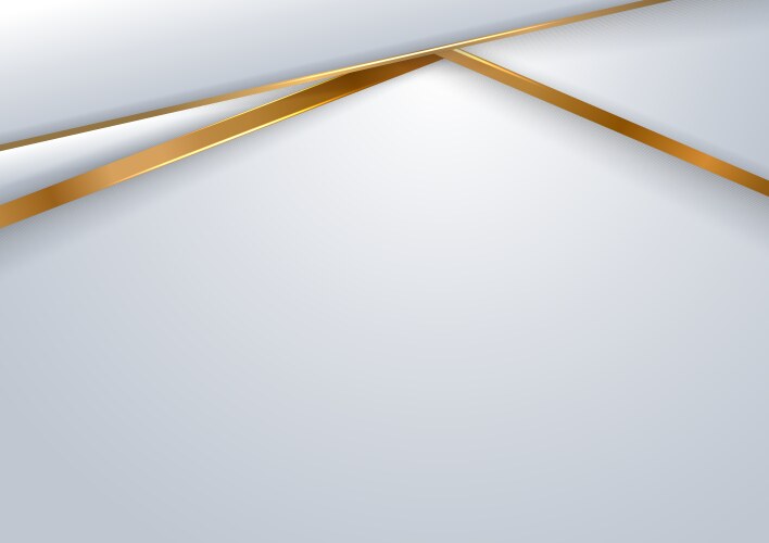 Abstract white background geometric overlapping Vector Image