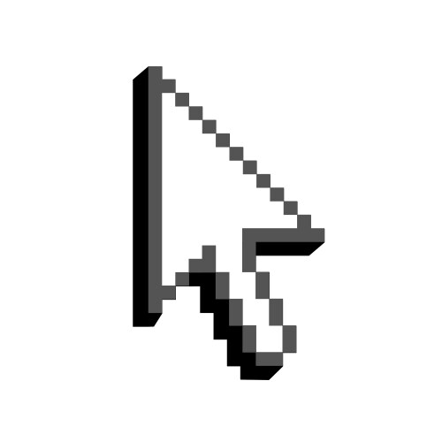 Arrow cursor Royalty Free Vector Image - VectorStock