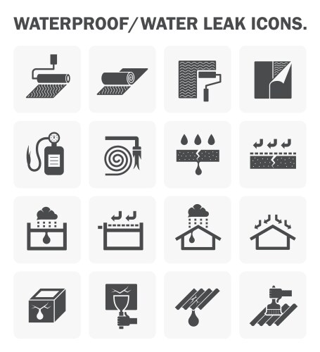 Waterproof icon Royalty Free Vector Image - VectorStock