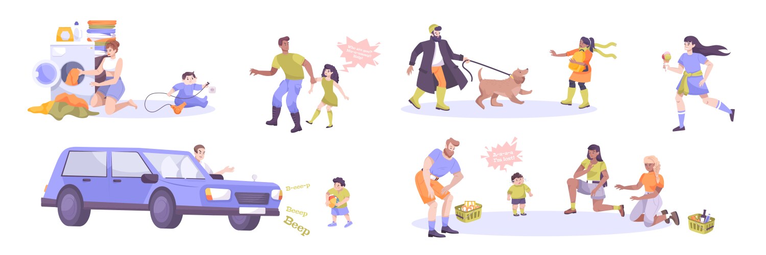 Kids Road Safety Vector Images (over 3,200)