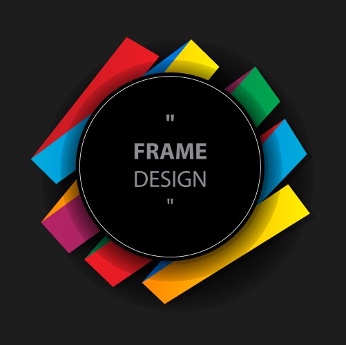 Modern frame Royalty Free Vector Image - VectorStock