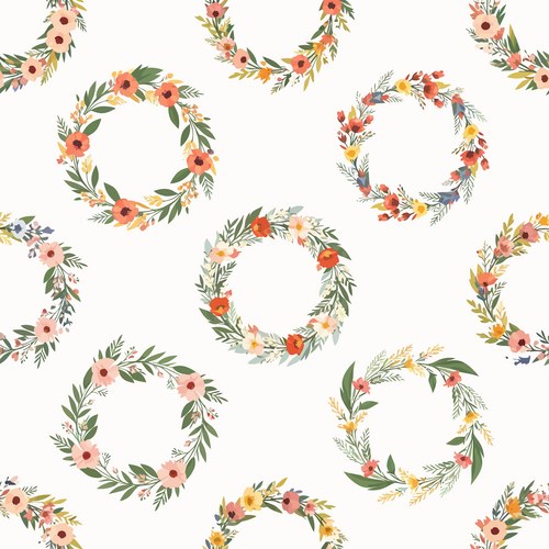 Delicate hand-painted watercolor wreaths – Royalty-Free Vector ...
