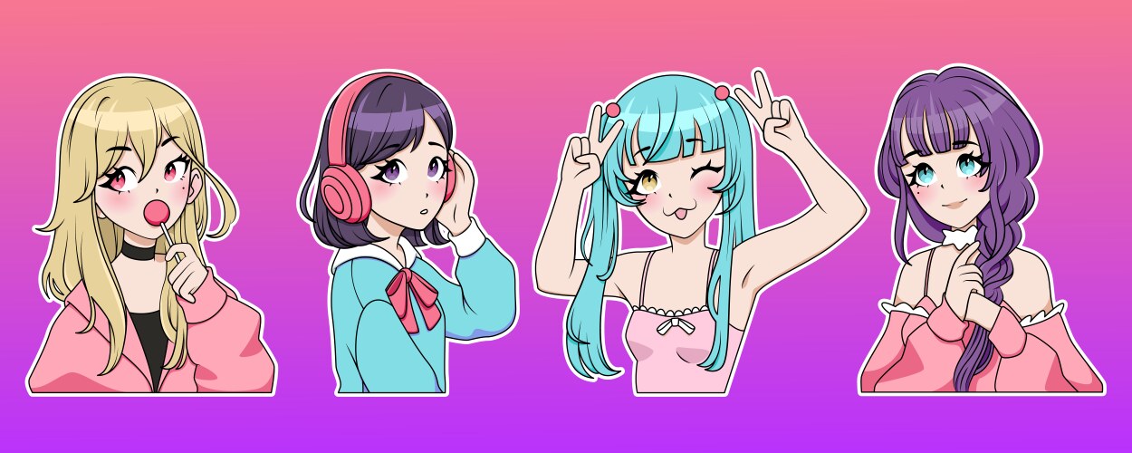 Anime Vector Images & Graphics for Commercial Use | VectorStock