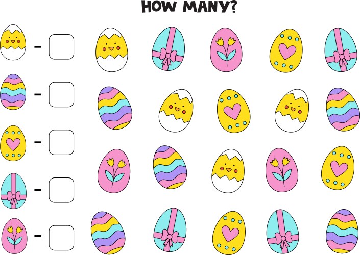 Math fraction education worksheet Royalty Free Vector Image