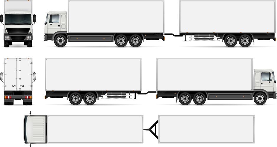 Blank Truck Template
