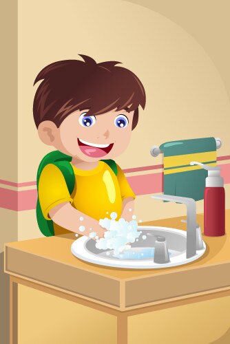 Kids Washing Hands Vector Images (over 2,100)