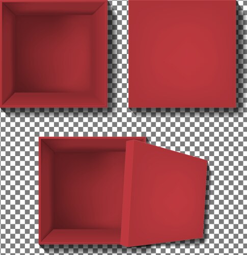 Round box template Royalty Free Vector Image - VectorStock