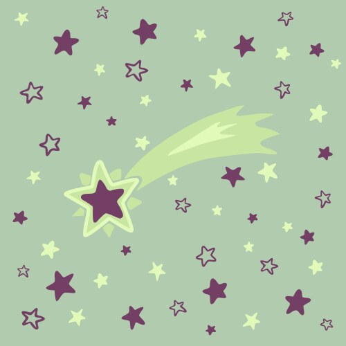 Shooting star cartoon Vector Images & Graphics for Commercial Use ...
