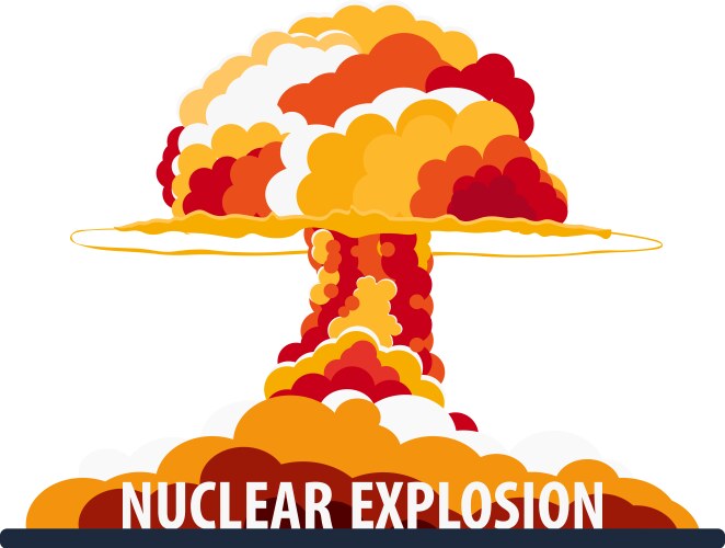 Nuclear Explosion Cartoon City Vector Images (over 150)