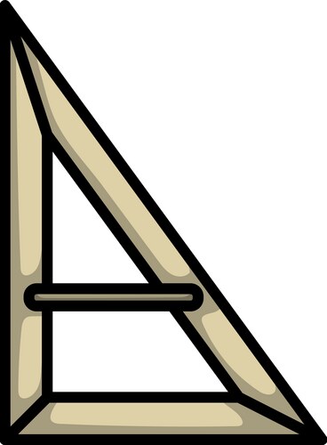 Icon of triangle Royalty Free Vector Image - VectorStock