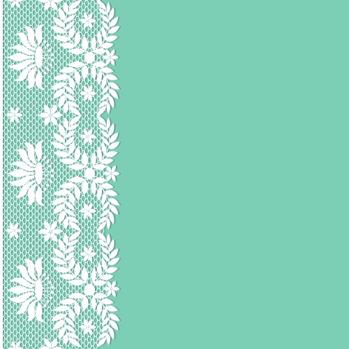 White lace border Royalty Free Vector Image - VectorStock