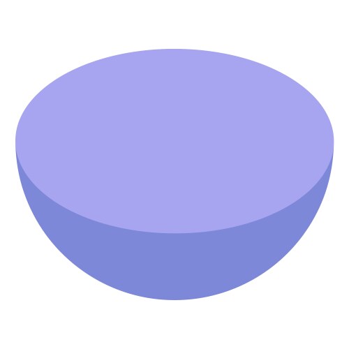 Cylinder basic geometric 3d shape image Royalty Free Vector