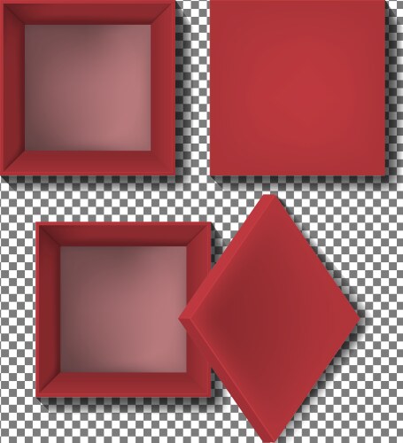 Round box template Royalty Free Vector Image - VectorStock