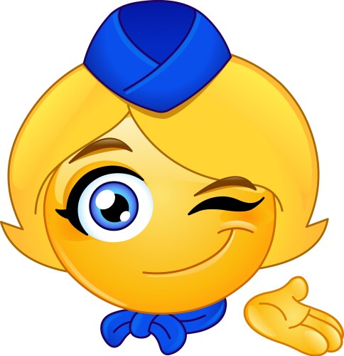 Hat tip emoticon Royalty Free Vector Image - VectorStock