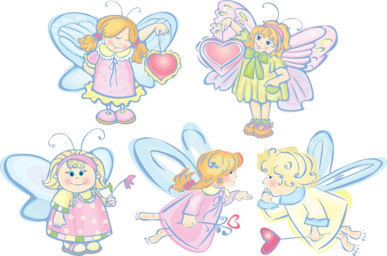 Beautiful Angels Vector Images (over 15,000)