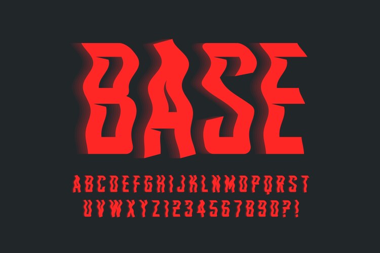 Curvy Alphabet Letter Vector Images (over 4,000)