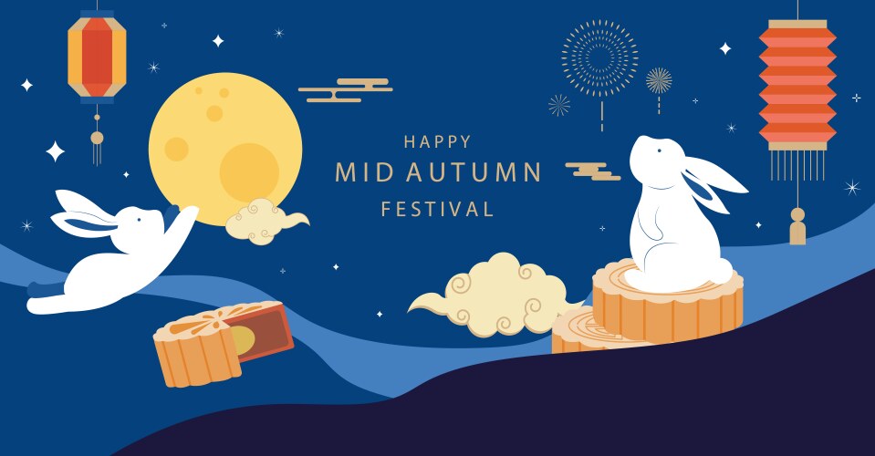 Mid Autumn Festival Background Vector Images (over 8,300)