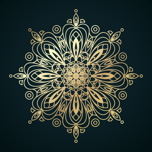Jewelry mandala Royalty Free Vector Image - VectorStock