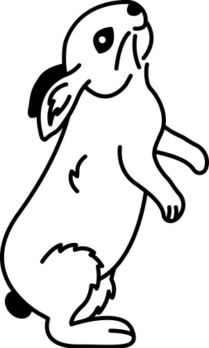 Standing Rabbit Vector Images (over 5,800)