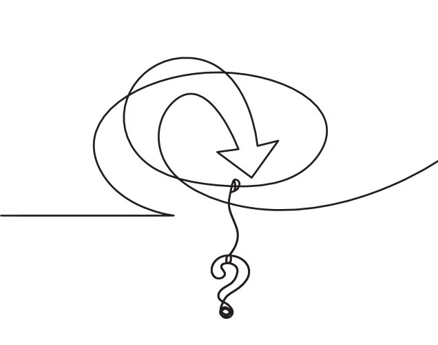 Continuous Line Question Mark Vector Images (over 720)