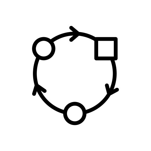 Adaptation icon isolated on white background Vector Image