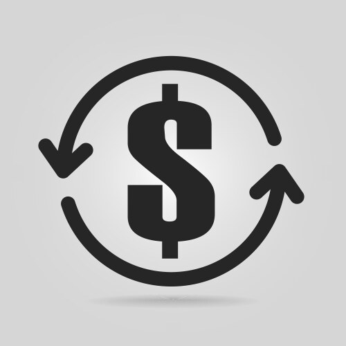 Cambodian riel currency sign isolated on white Vector Image