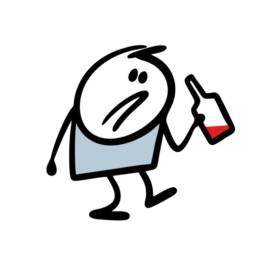 Stickman Drunk Vector Images (49)