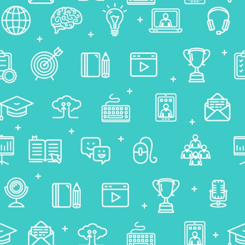 School background pattern Royalty Free Vector Image