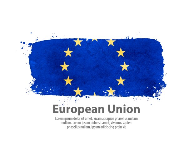 European union flag Royalty Free Vector Image - VectorStock