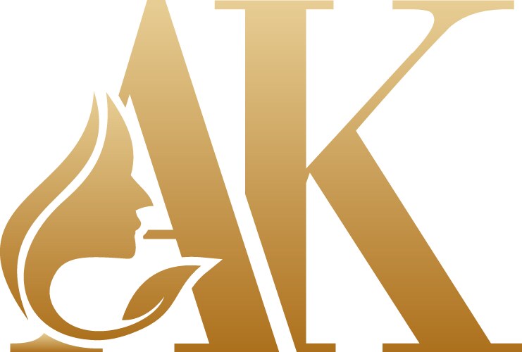 Initial bl face beauty logo design templates Vector Image