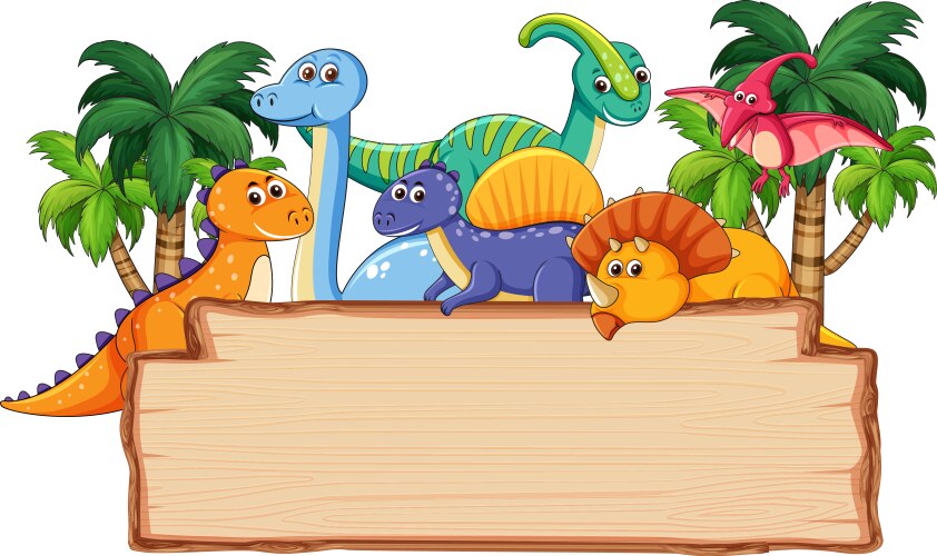 Dinosaur Border Vector Images (over 660)