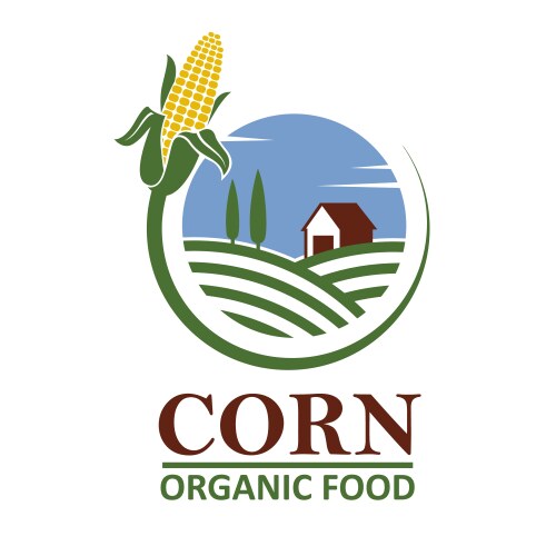 Sweet corn street food cart colorful image Vector Image