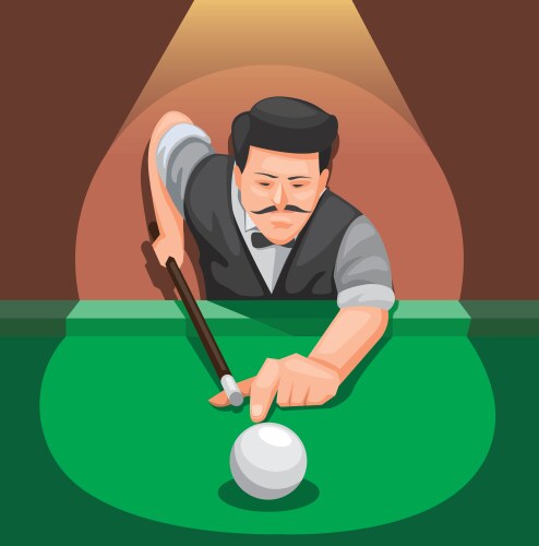Pool Player Silhouette Vector Images (over 1,000)
