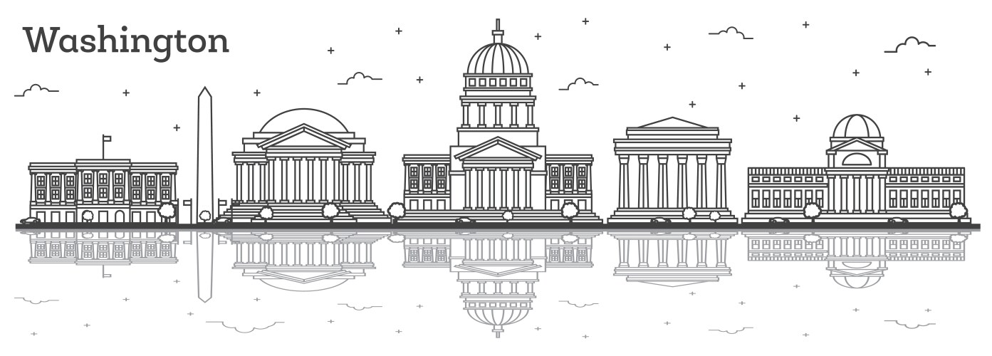 Washington Dc Skyline Vector Images (over 750)