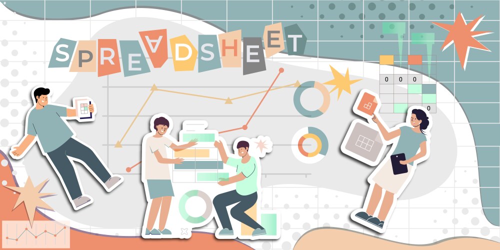 Spreadsheet Vector Images (over 6,600)