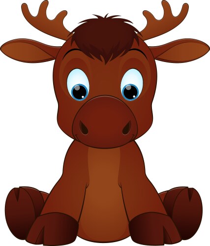 Moose cartoon Vector Images & Graphics for Commercial Use | VectorStock