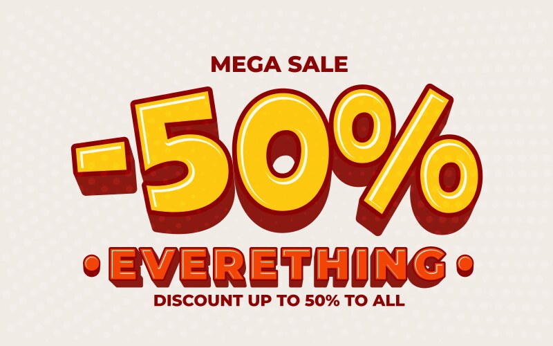 Discount Sale Off 3D Symbol – Royalty-Free Vector | VectorStock