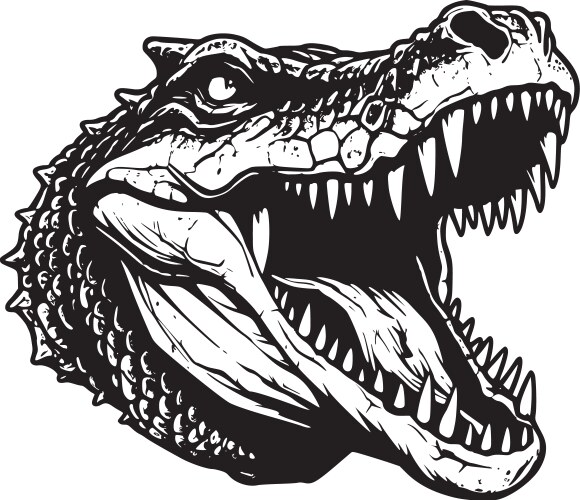 Alligator Outline Vector Images (over 2,300)