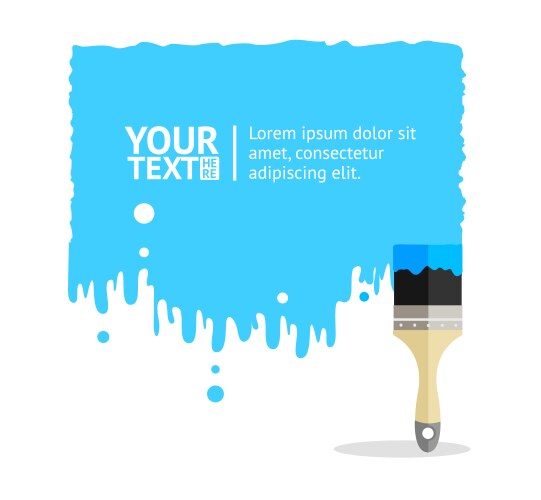 Paint brush background Royalty Free Vector Image