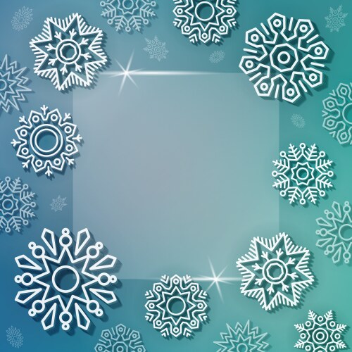 Christmas border Royalty Free Vector Image - VectorStock
