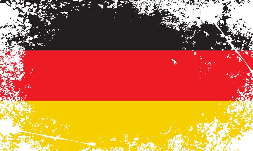 Germany flag official colors and proportion Vector Image