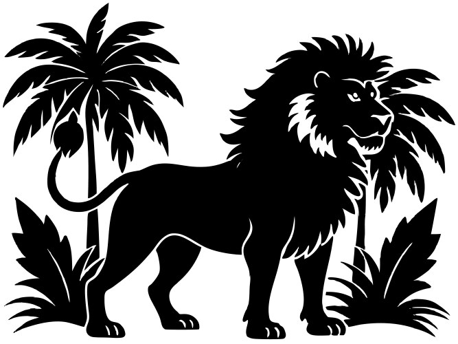 Lion Pride Silhouette Vector Images (over 8,300)