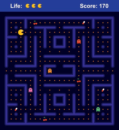 Pac Man Maze Related