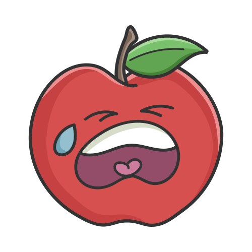 Crying Apple Vector Images (over 270)