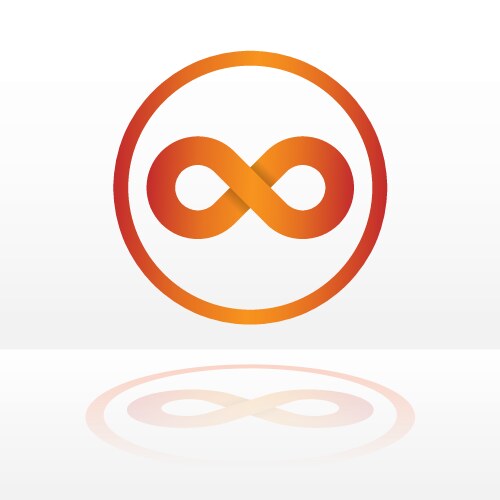 Hand drawn infinity sign Royalty Free Vector Image