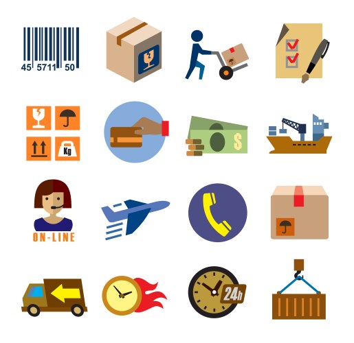 Shipping Icons Vector Images (over 390,000)