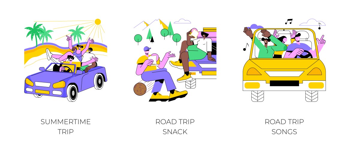 Cartoon Road Trip Vector Images (over 14,000)